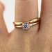 4mm Diamond Ring / Natural Diamond Ring / Simple Diamond Ring - Etsy