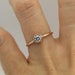 4mm Diamond Ring / Natural Diamond Ring / Simple Diamond Ring - Etsy