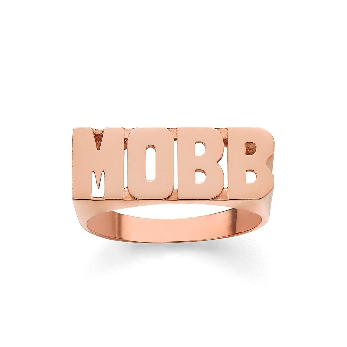 14k Gold Name Ring / Customized Ring / Name Ring Gold / Personalized ...