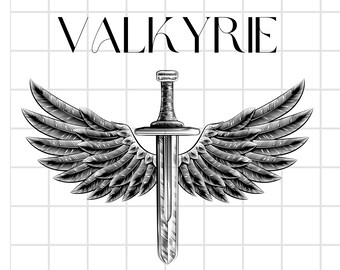 Acotar Valkyrie Svg - Etsy