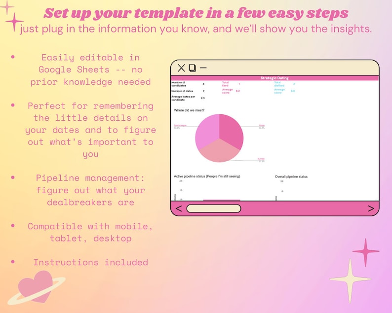 Strategic Dating Spreadsheet Journal | Cuffing Season Spreadsheet ...