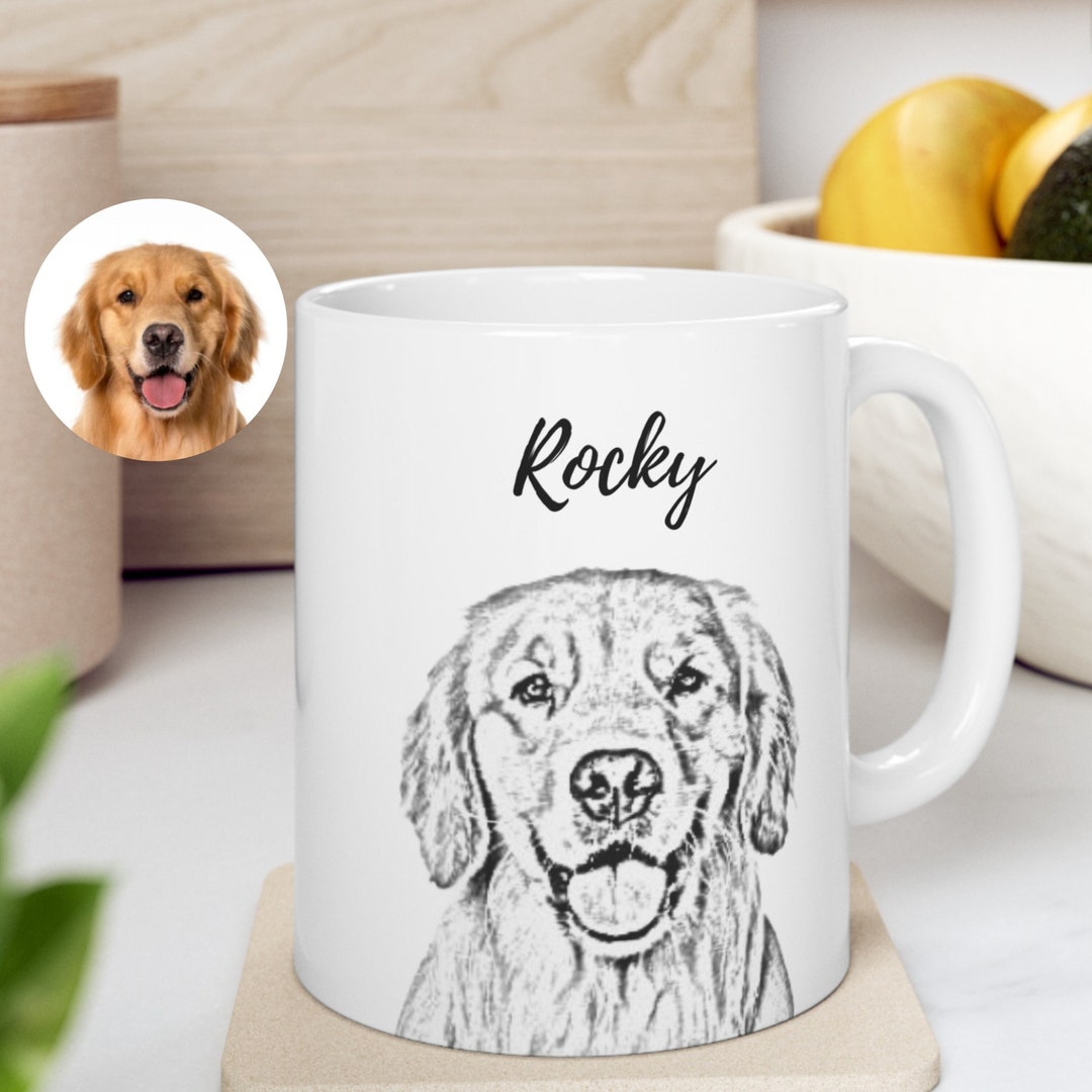 Custom Pet Mug With Pet Photo, Custom Dog Mug, Dog Coffee Cup ...