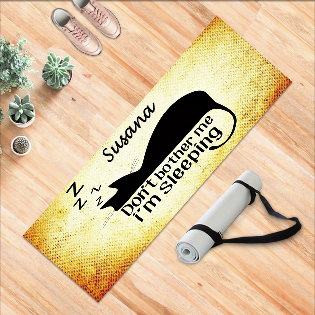 Funny Yoga Mat, Personalize Exercise Mat, Customize Humorist Gym Mat ...