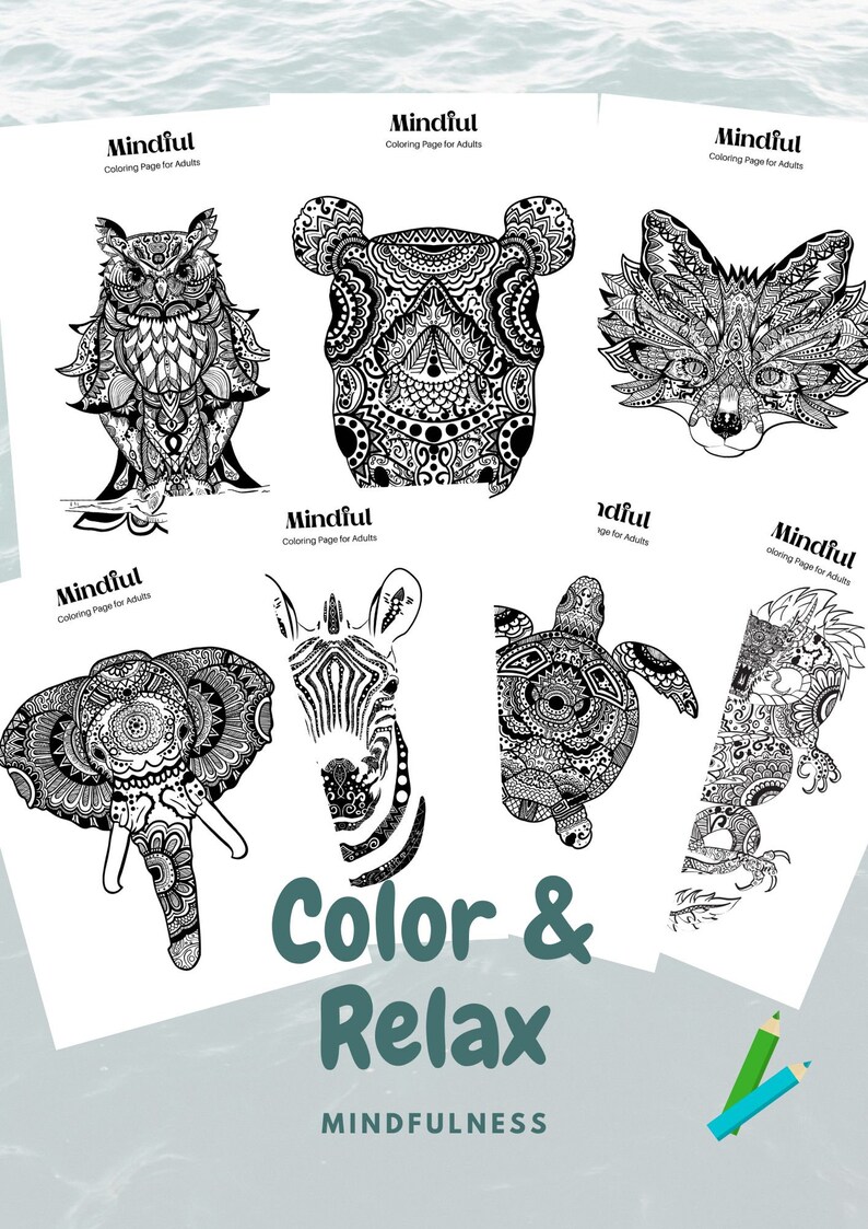 Printable Colouring Pages, Colouring Pages for Adults, Mindfulness ...