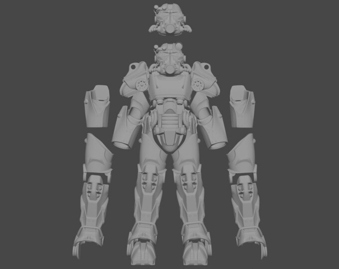 T60 Power Armor - Etsy