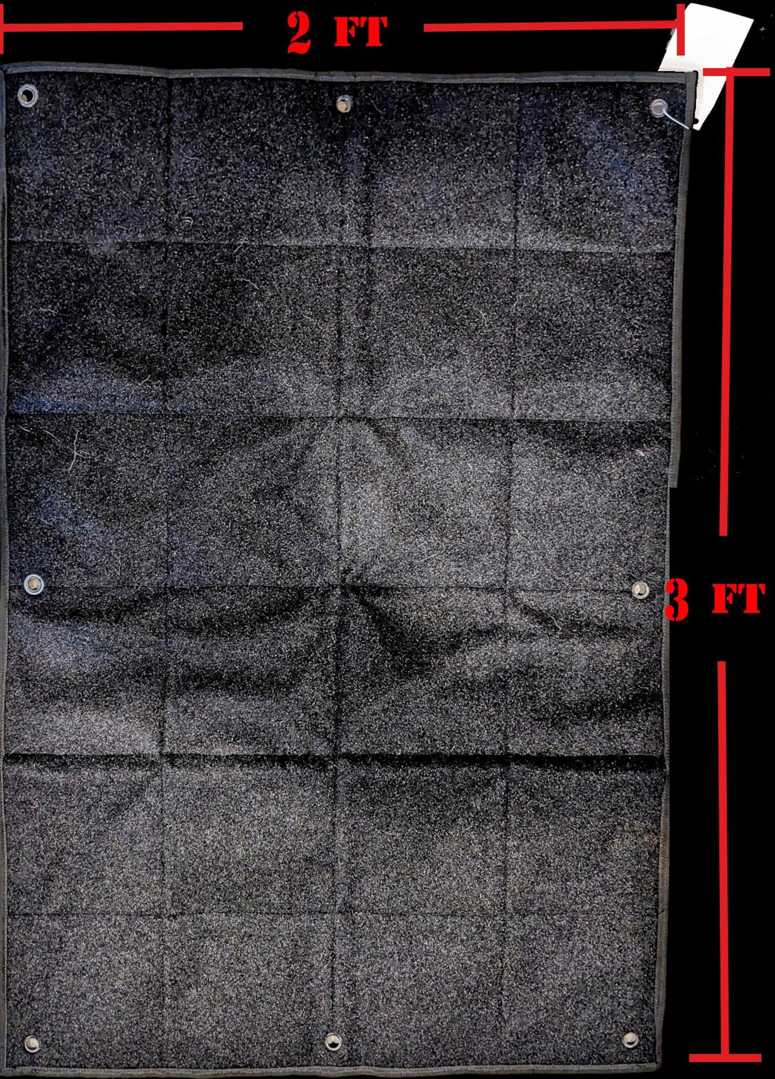 Tactical Patch Wall Panel | 2x3 Feet | Hook & Loop Display for Morale ...
