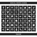 Social Media Icon Set (black) + Canva Template - Etsy
