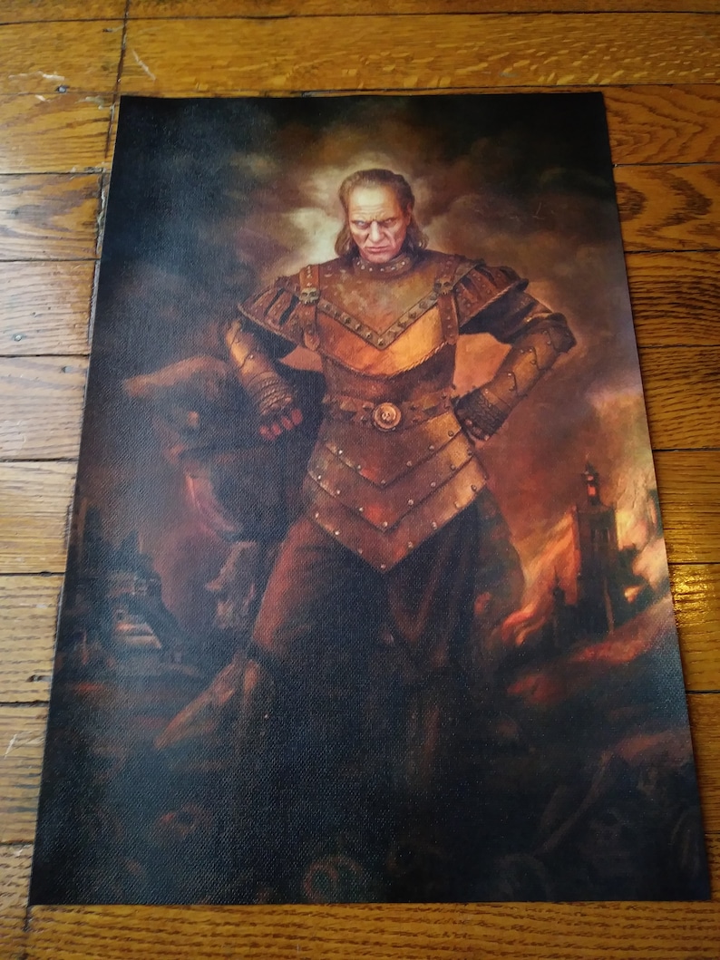 Vigo the Carpathian Real Canvas Art Print 11x17 Giclee Unmatched ...