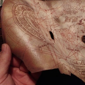 The Goonies REAL CANVAS Map! Gloss Finished Giclee Art Print!!! - Etsy