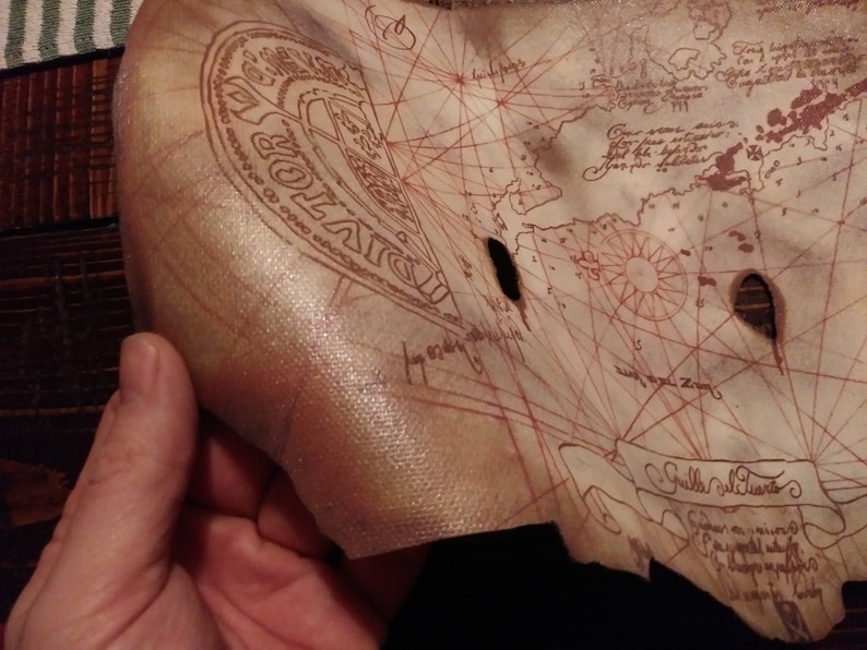 The Goonies REAL CANVAS Map! Gloss Finished Giclee Art Print!!! - Etsy