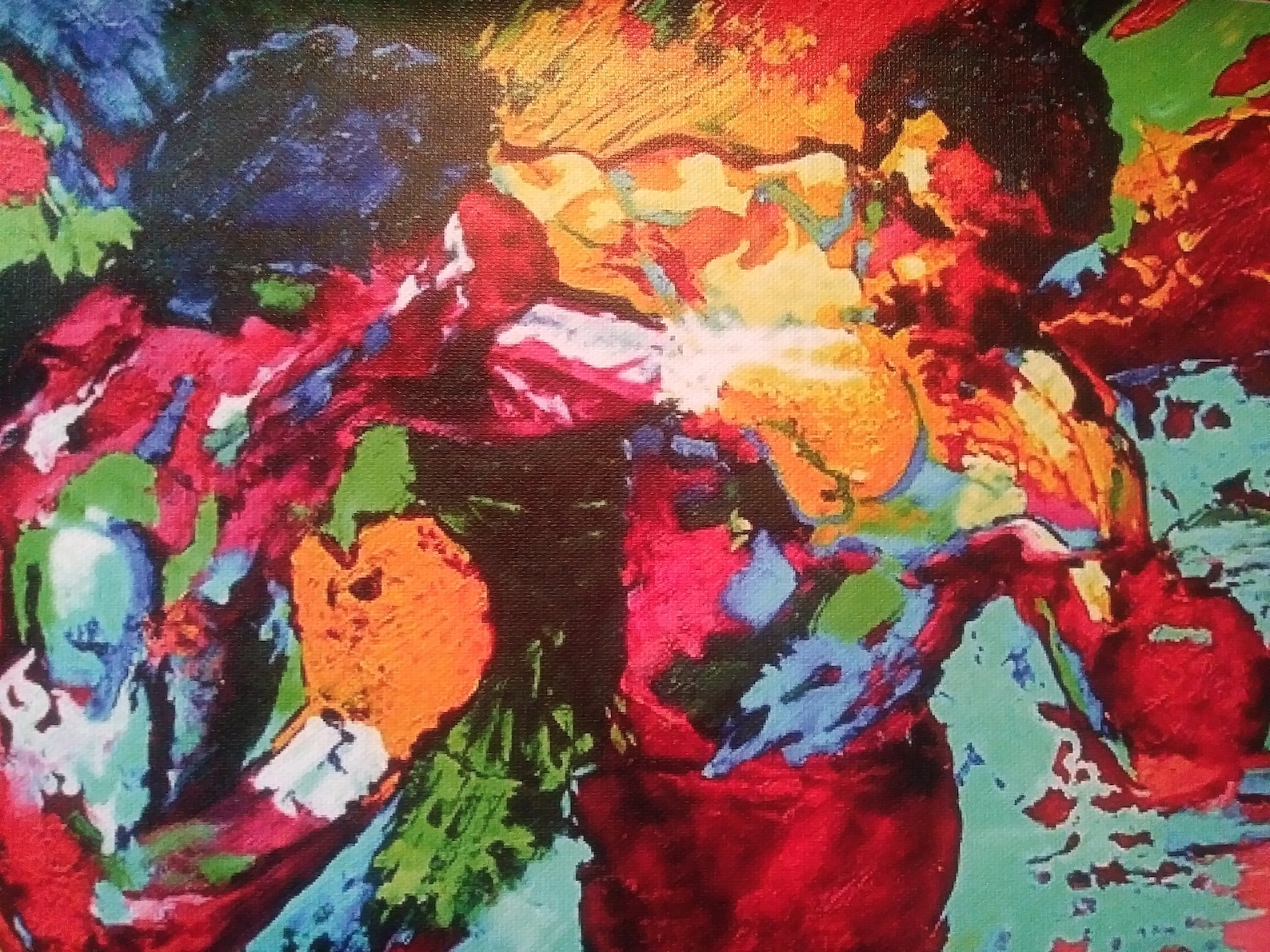 Rocky Balboa Vs Apollo Canvas Giclee Art Print 11"x17" GLOSS FINISHED ...