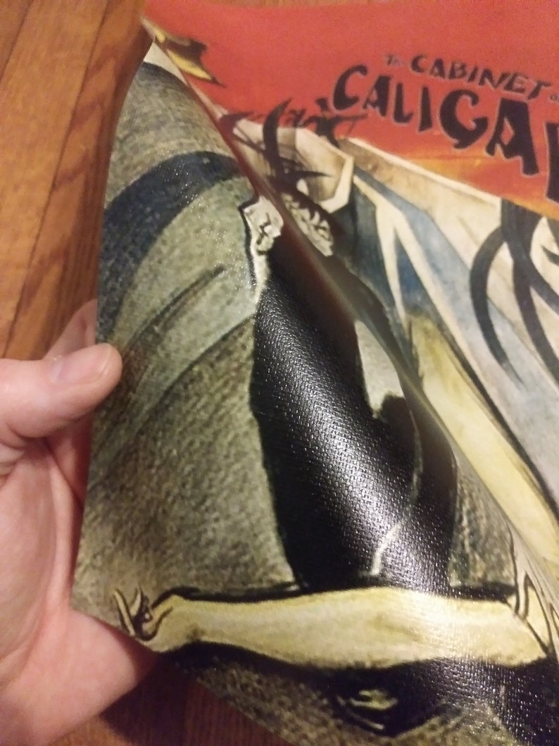 Cabinet of Dr. Caligari REAL CANVAS Art Print! 11"x17", Gloss Finish - Etsy
