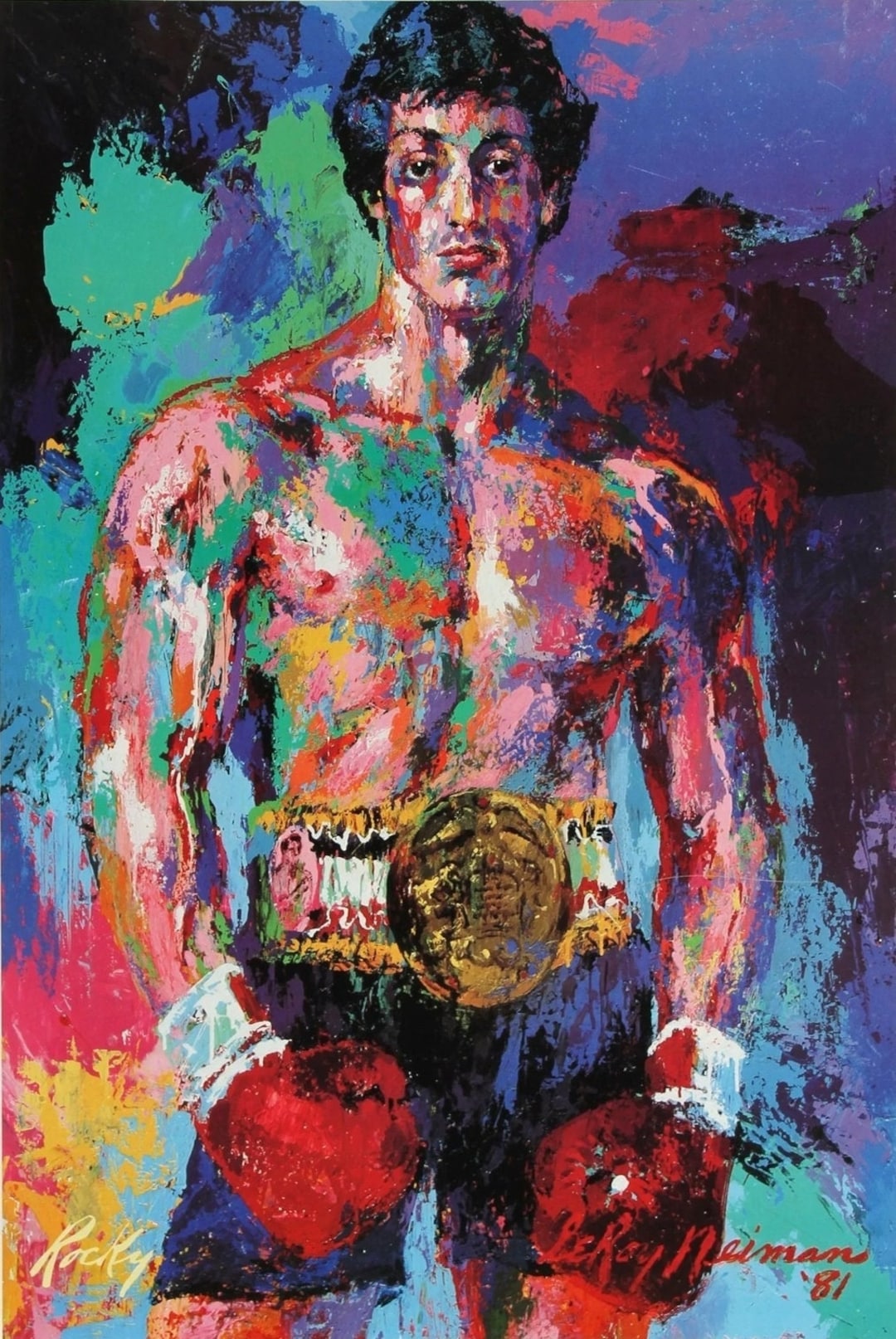 Rocky 3 Canvas Art Print 11"x17"! Glossy! Stallone!!! - Etsy