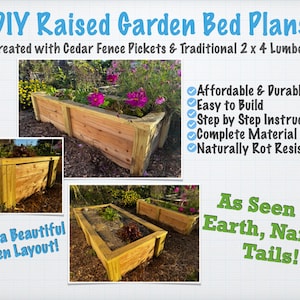 3’ X 6’ DIY Raised Garden Bed Plans - Build an Affordable, Durable ...