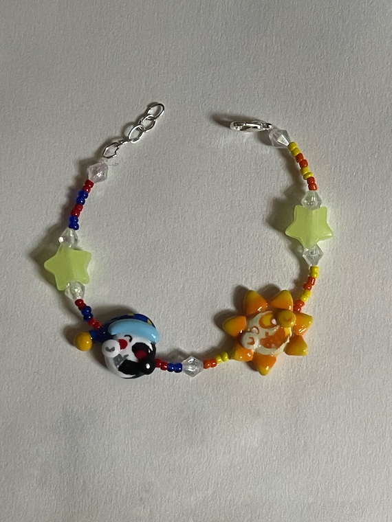 Sundrop and Moondrop Charm Bracelet - Etsy