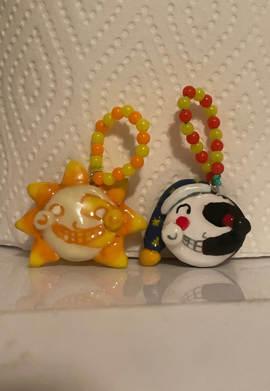 Sundrop and Moondrop Keychains - Etsy