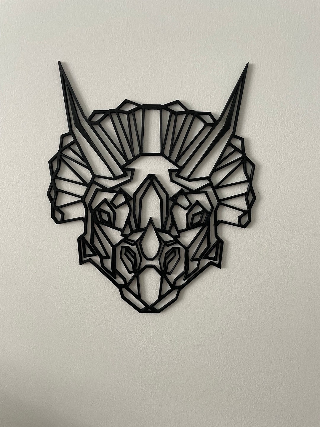 Geometric T Rex Wall Art - Etsy