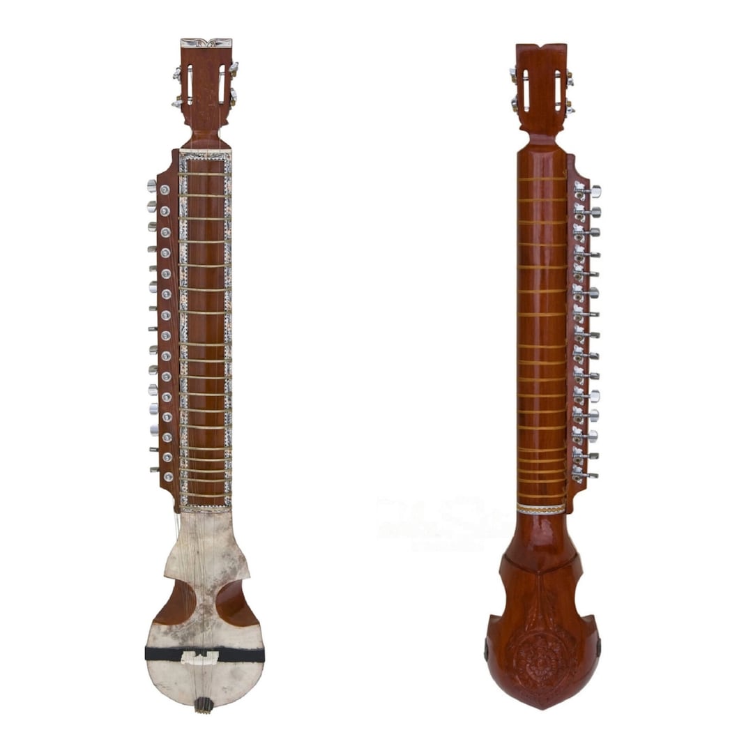 Buy Professional Esraj Concert Quality Esraj Dark Color Tun Wood 4 Main ...