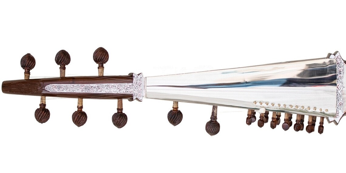 Sarod Professional Amjad Ali Khan Style Sarod Tun Wood Inlay Work ...