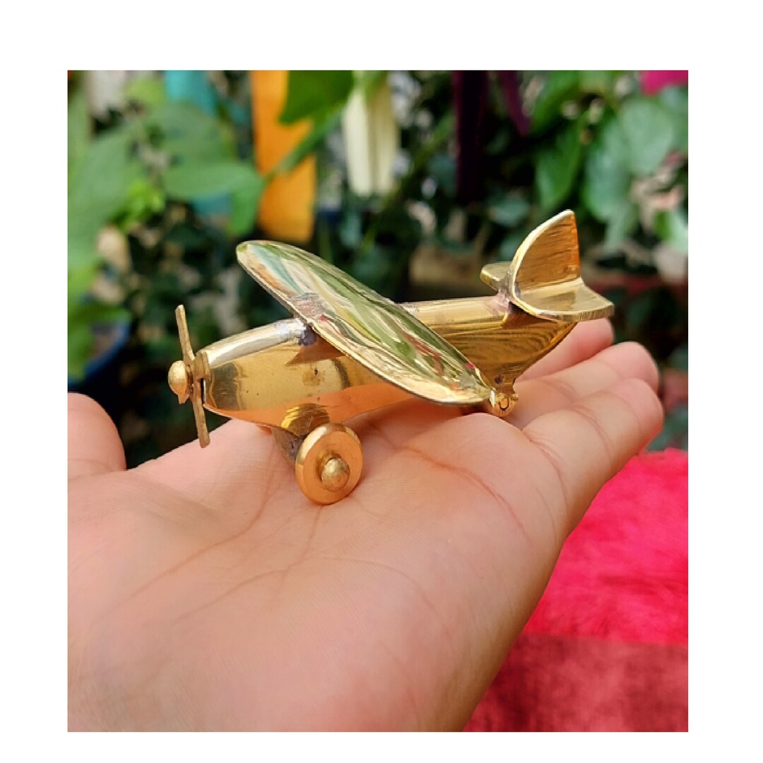 Aircraft Brass Miniature | Brass Aviation Model | Retro Aircraft in ...