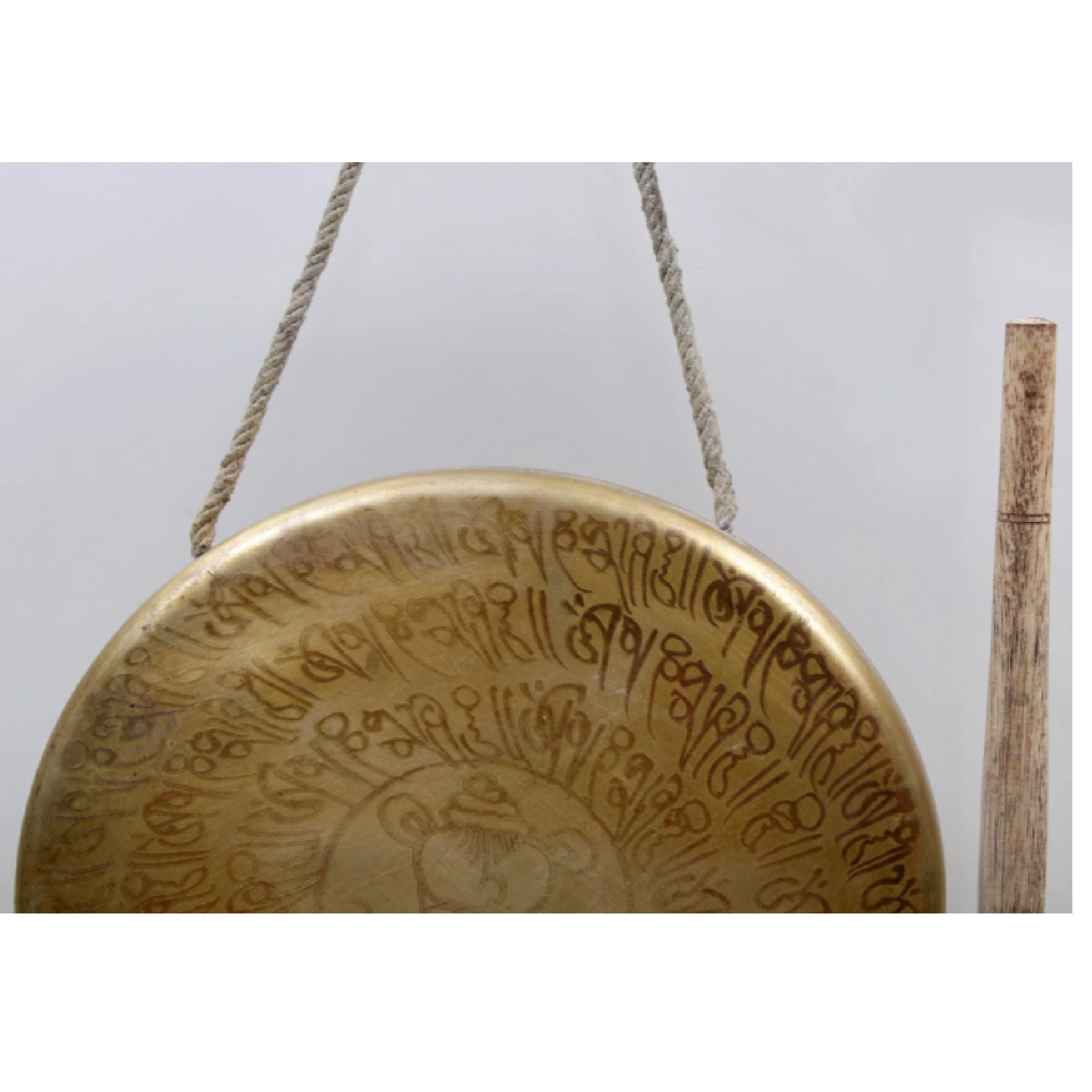 Wind Brass Gong With Beater Handmade Brass Gong the Sacred Meditational ...