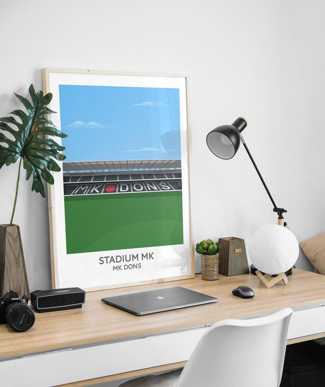 Unofficial Stadium MK | Stadium MK Stadium Print | Christmas Gift for ...