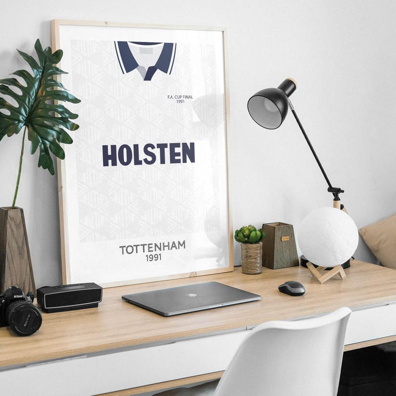 Tottenham Hotspur 1991 FA Cup Final Kit Poster Print | Tottenham Gifts ...