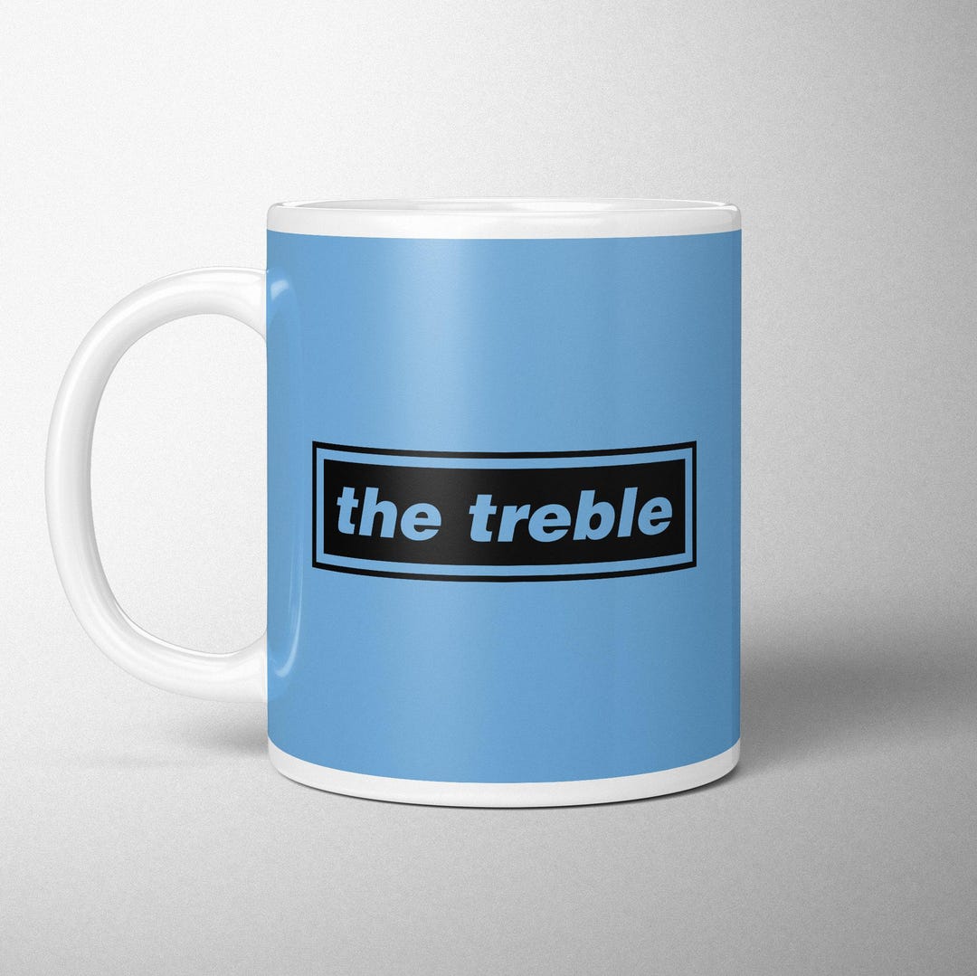 Man City Treble Mug 2023/2024 | Oasis Style | Gift for Man City Fan | Gifts for Him | Fathers ...