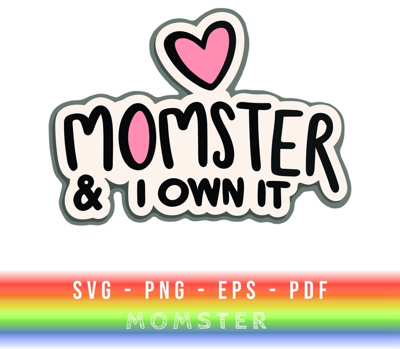 Momster Svg - Etsy