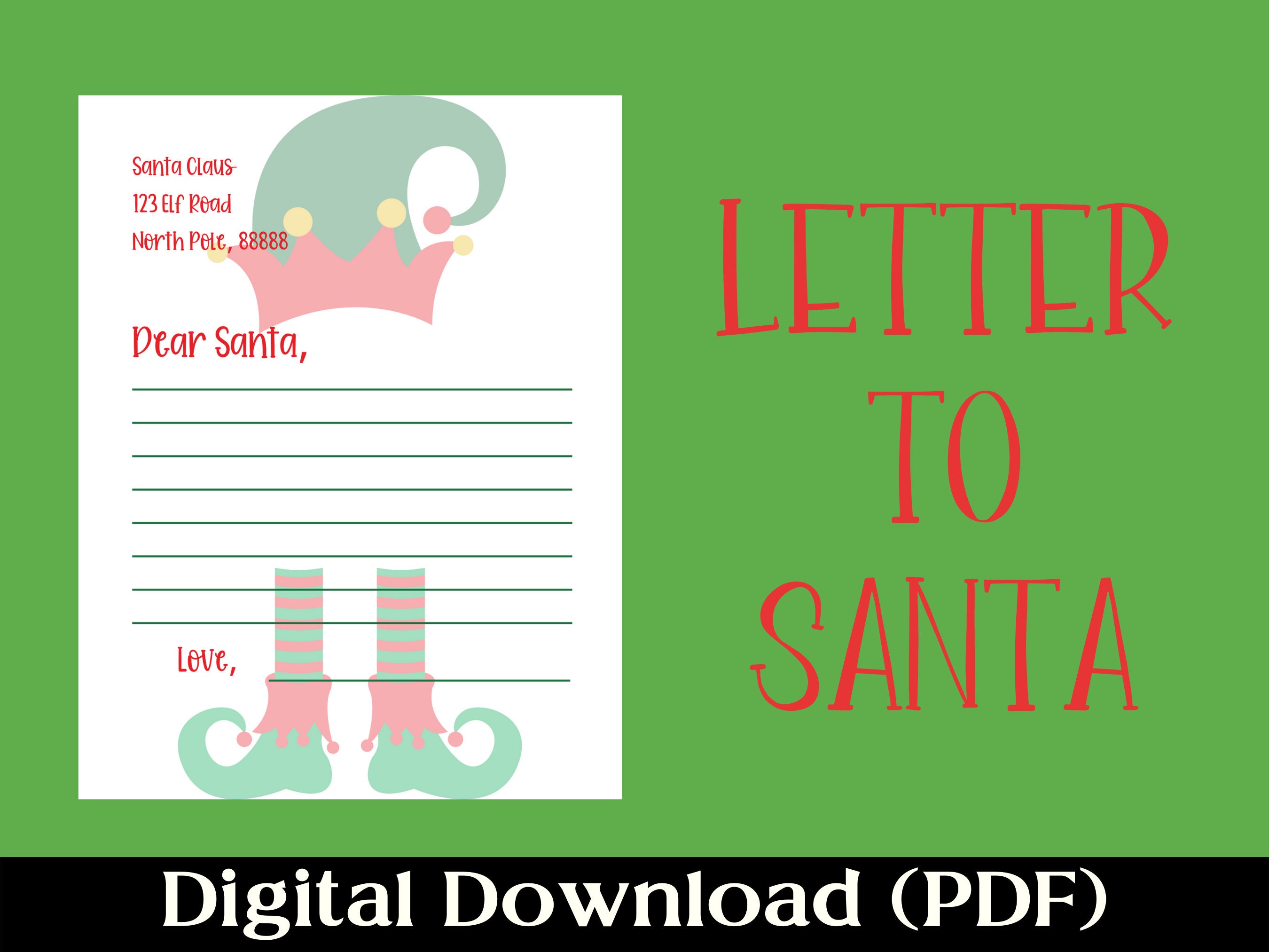 Letters to Santa Bundle Santa Letter Letter From Santa - Etsy
