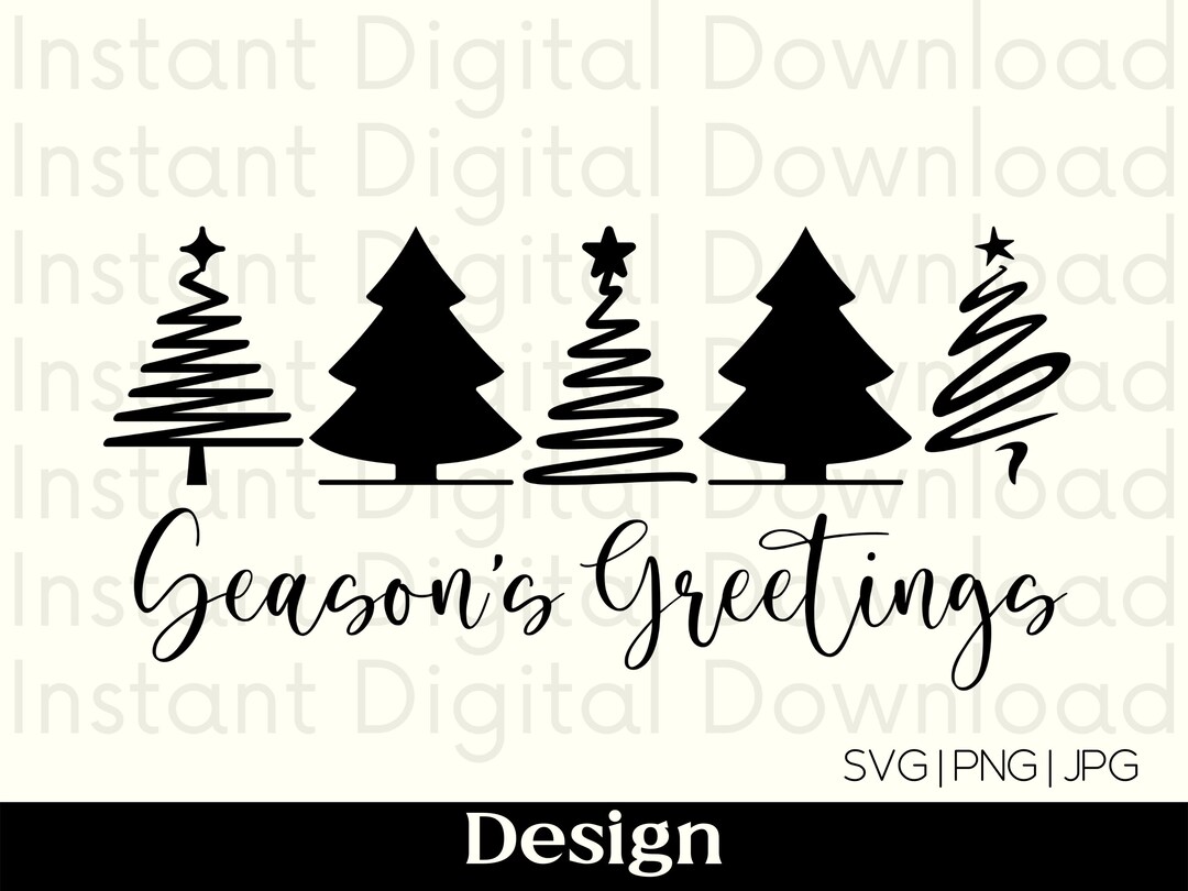 Seasons Greetings Seasons Greetings SVG Seasons Greetings PNG Greeting ...