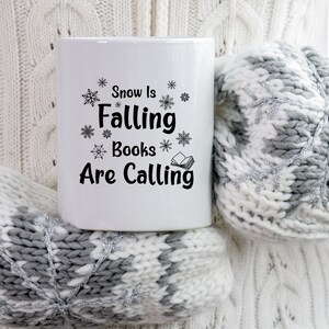 Snow is Falling Books Are Calling Snowflake SVG Book SVG Christmas Book ...