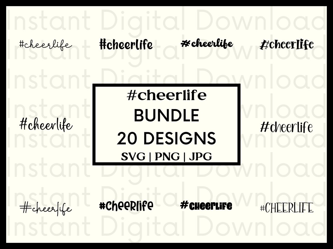 Cheer SVG cheerlife SVG Cheer Shirt Cheer Hat Cheer Mom Cheer Mom SVG ...