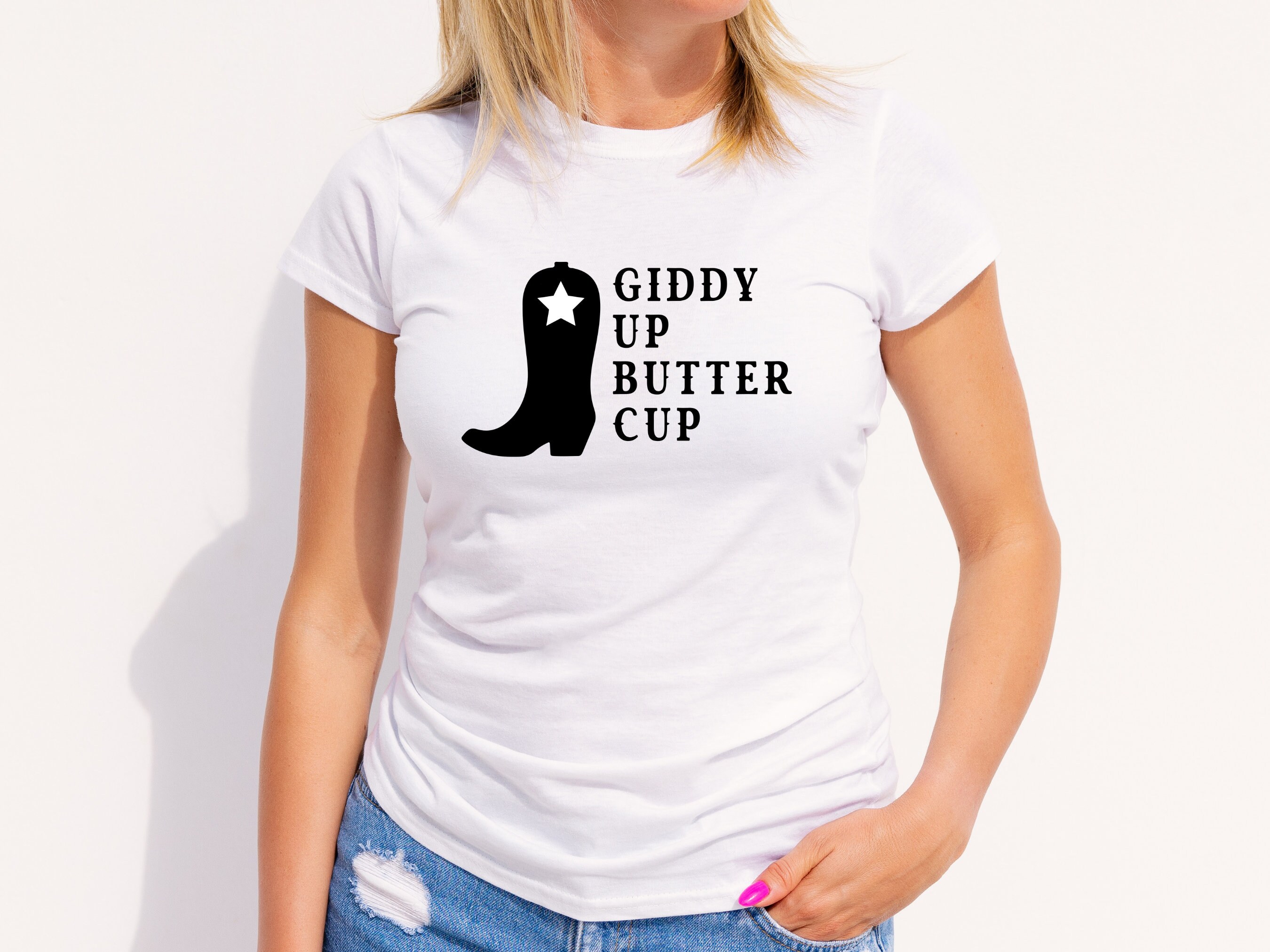 Giddy up Butter Cup SVG Country SVG Country Shirt Country Girl Shirt ...