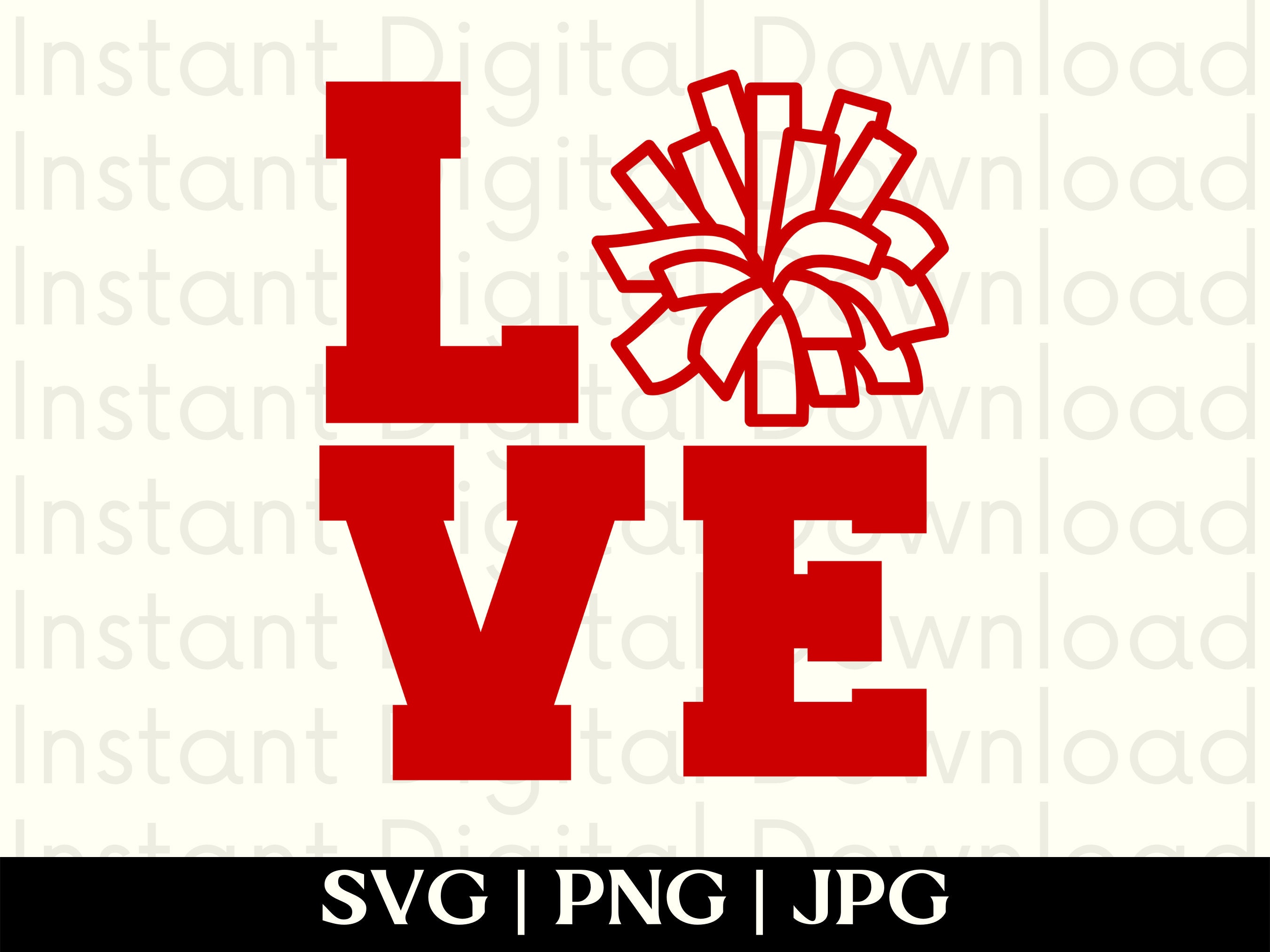 Love Cheer Cheer SVG Cheer PNG Cheer Shirt Cheer Hat Cheer Mom Cheer ...