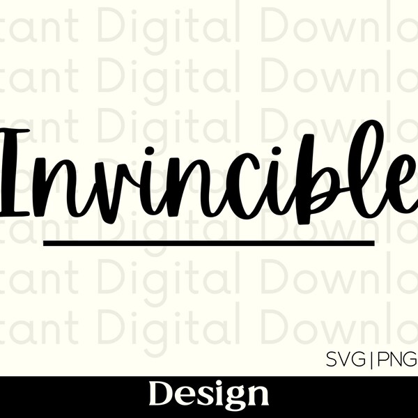 Invincible Svg - Etsy