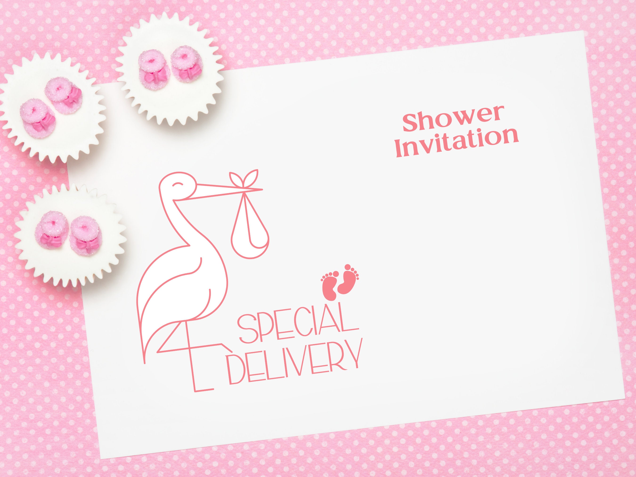 Special Delivery Baby Shower Invitation Baby Tee Baby Girl Baby SVG ...