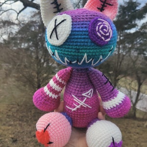 Zombie Cat Creepy Cute Amigurumi Crochet Gothic Stuffed Cats Birthday ...