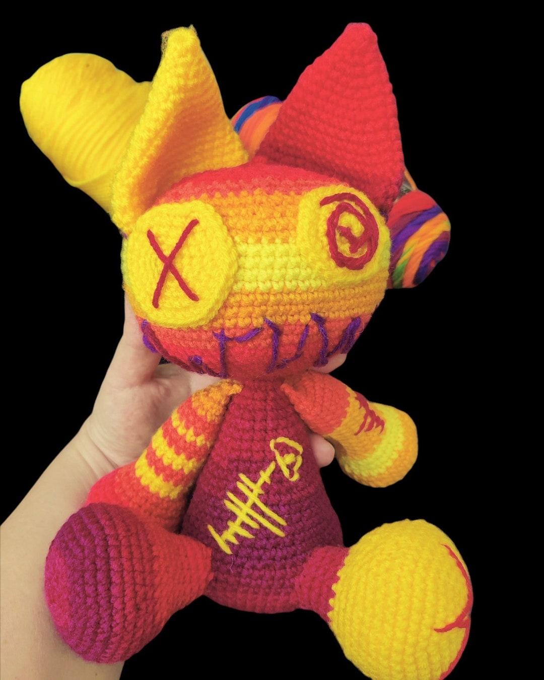 Zombie Cat Creepy Cute Amigurumi Crochet Gothic Stuffed Cats Birthday ...