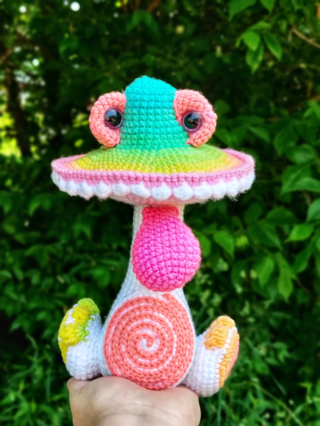 Gus the Fun Guy- Large Mushroom Plush-funny Crochet Mushroom Amigurumi ...