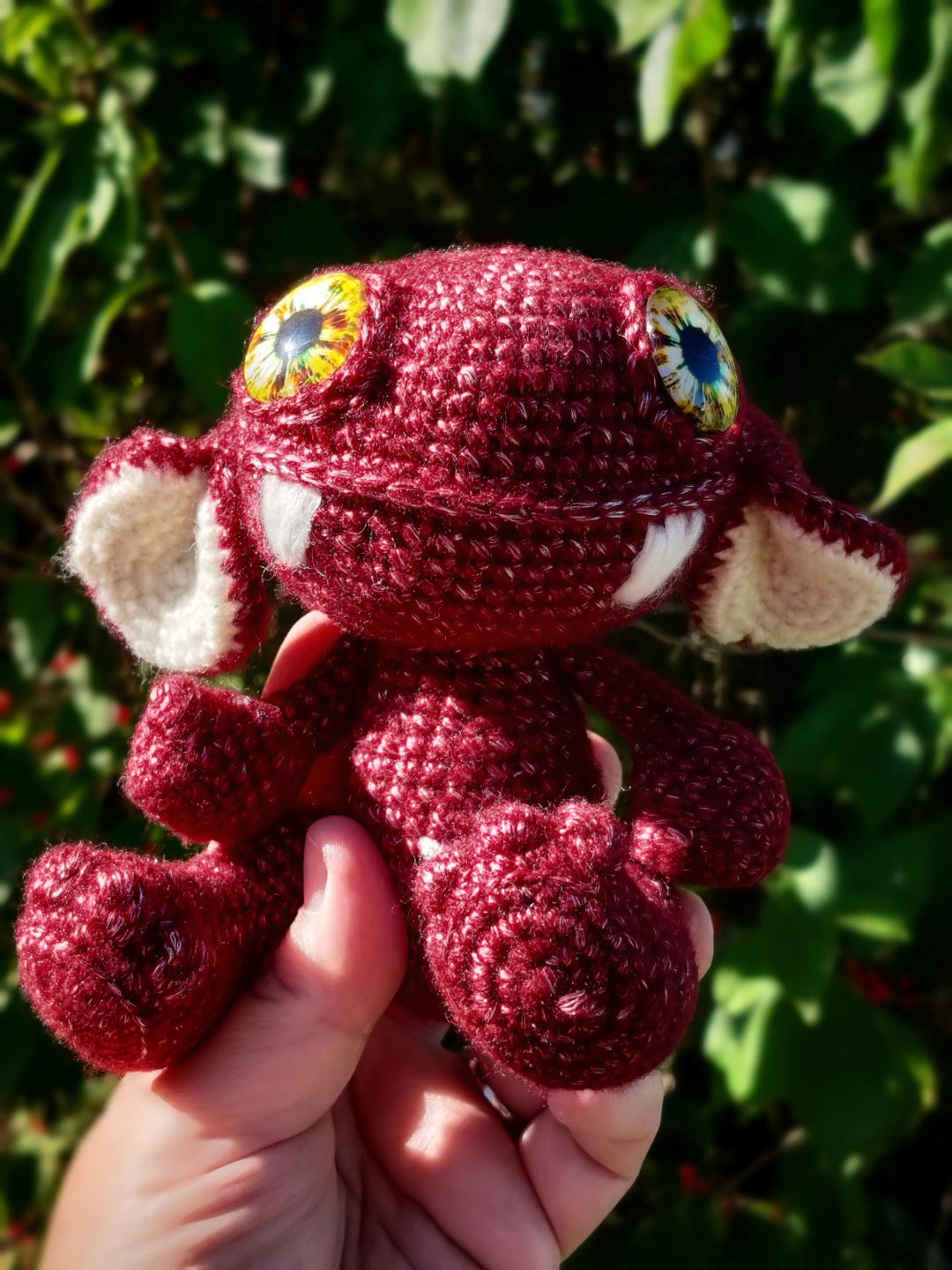 Creepy Crochet Goblin Doll - Metallic Yarn Amigurumi, 8" - Etsy