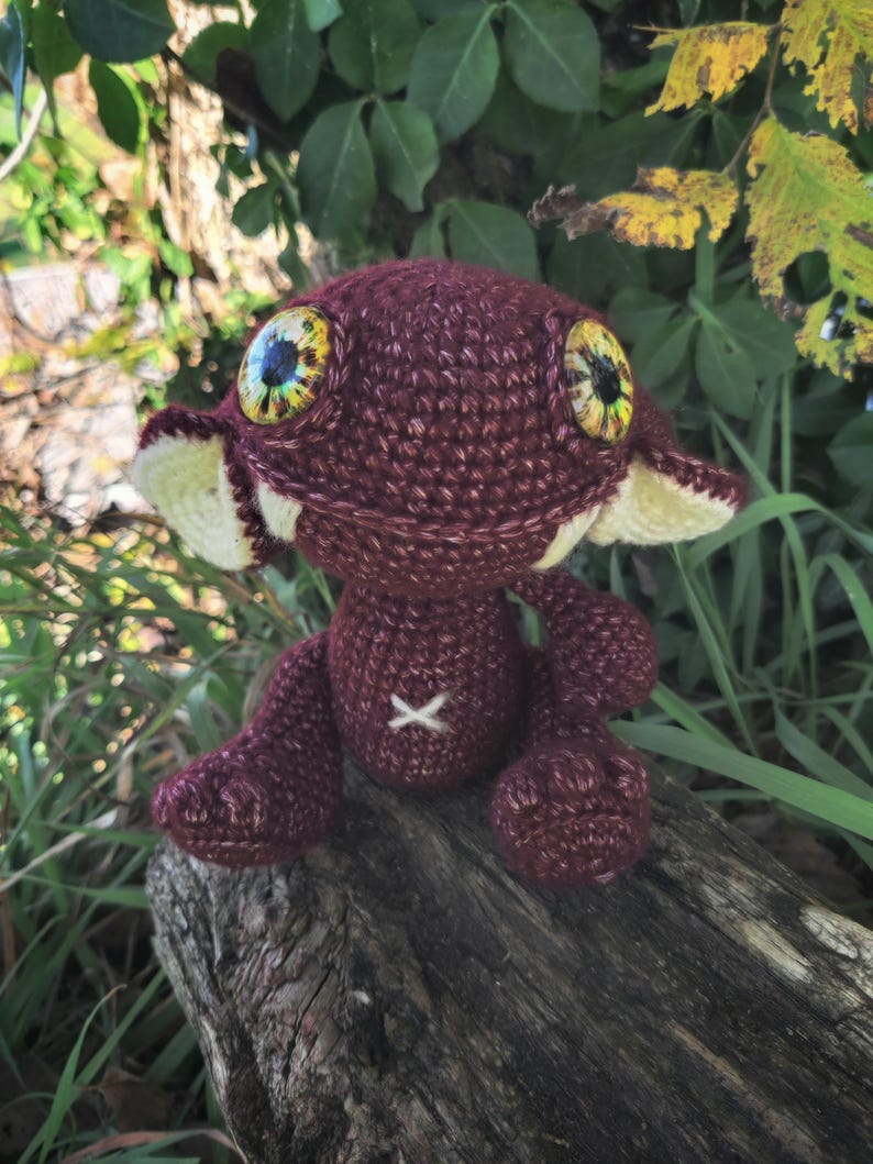 Creepy Crochet Goblin Doll - Metallic Yarn Amigurumi, 8" - Etsy