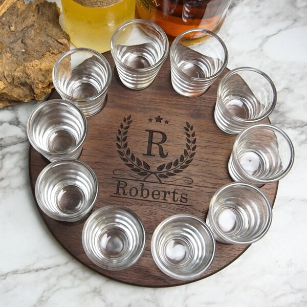 Shot Serving Tray - Etsy