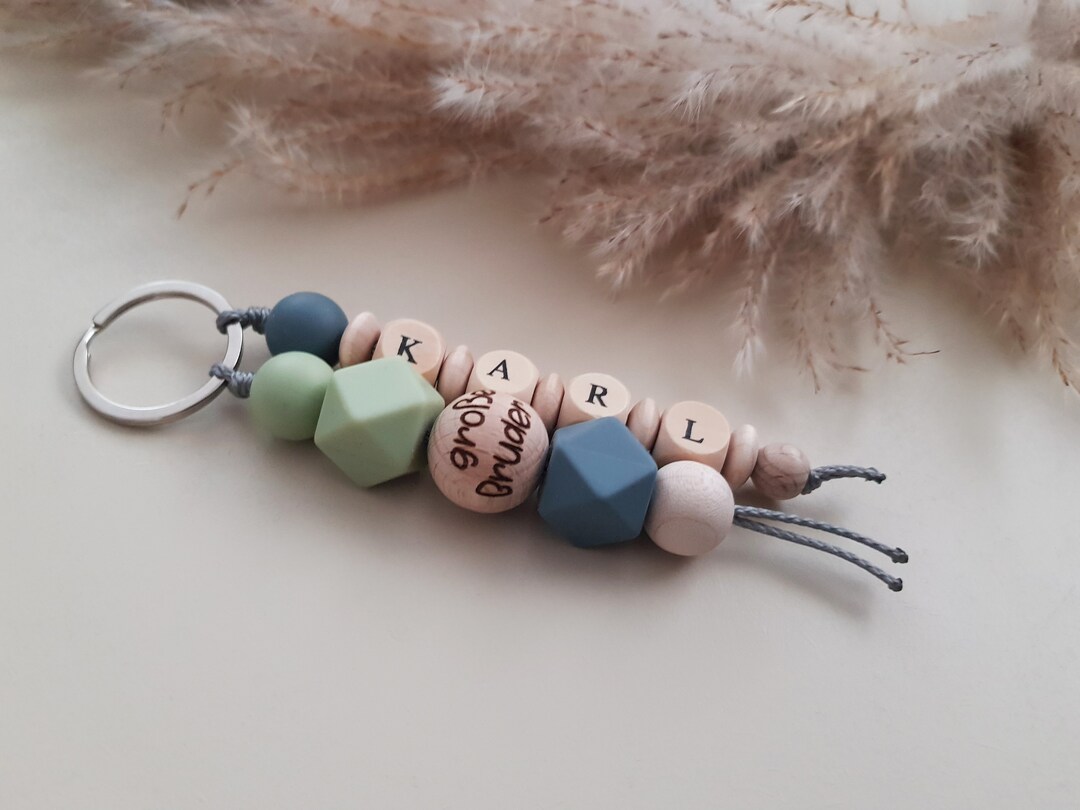 Big Brother Keychain Personalized | Keychain With Name | Pendant ...
