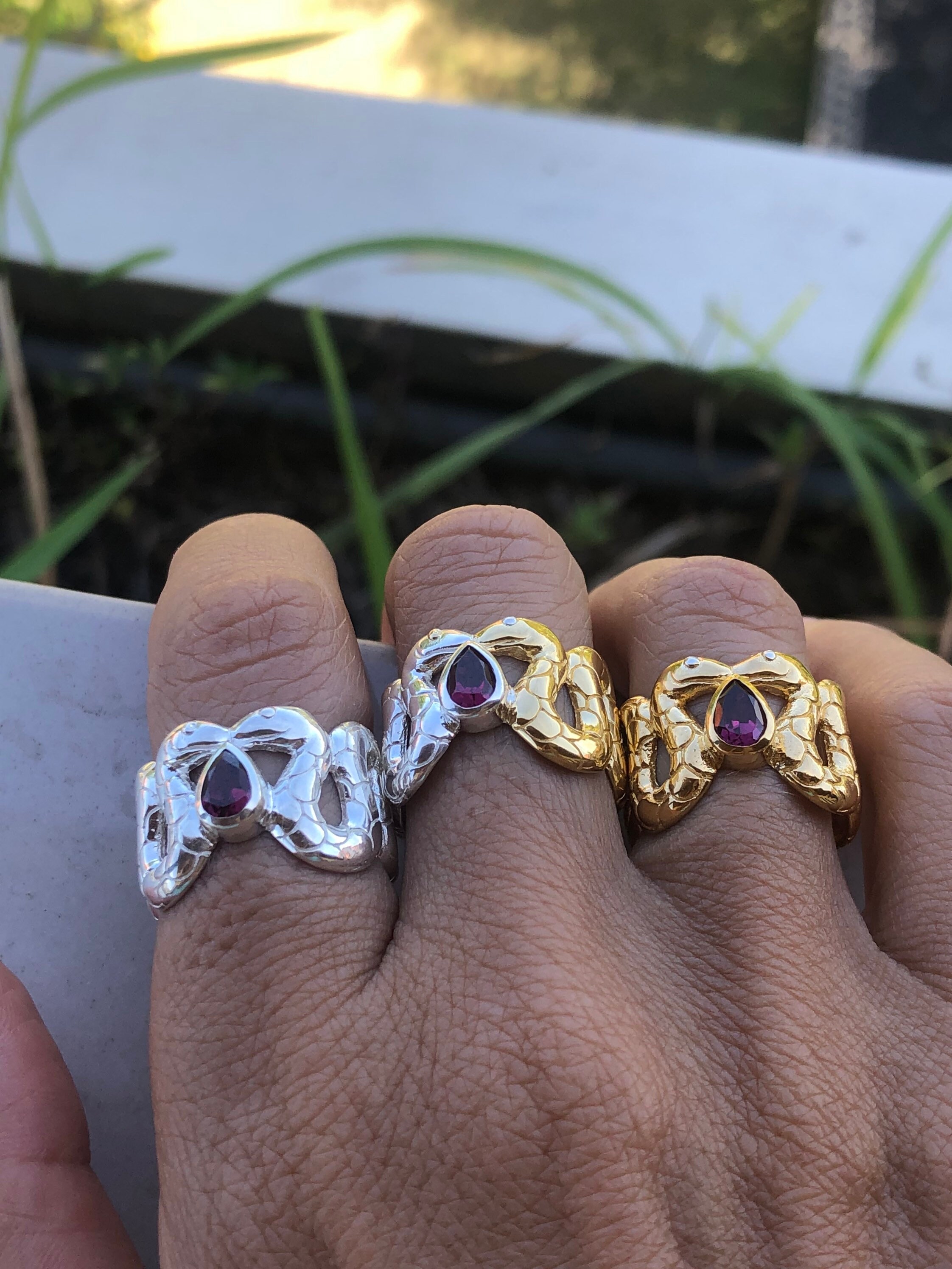 SACRED UNION RING in Gold or Silver or Gold and Silver - Etsy