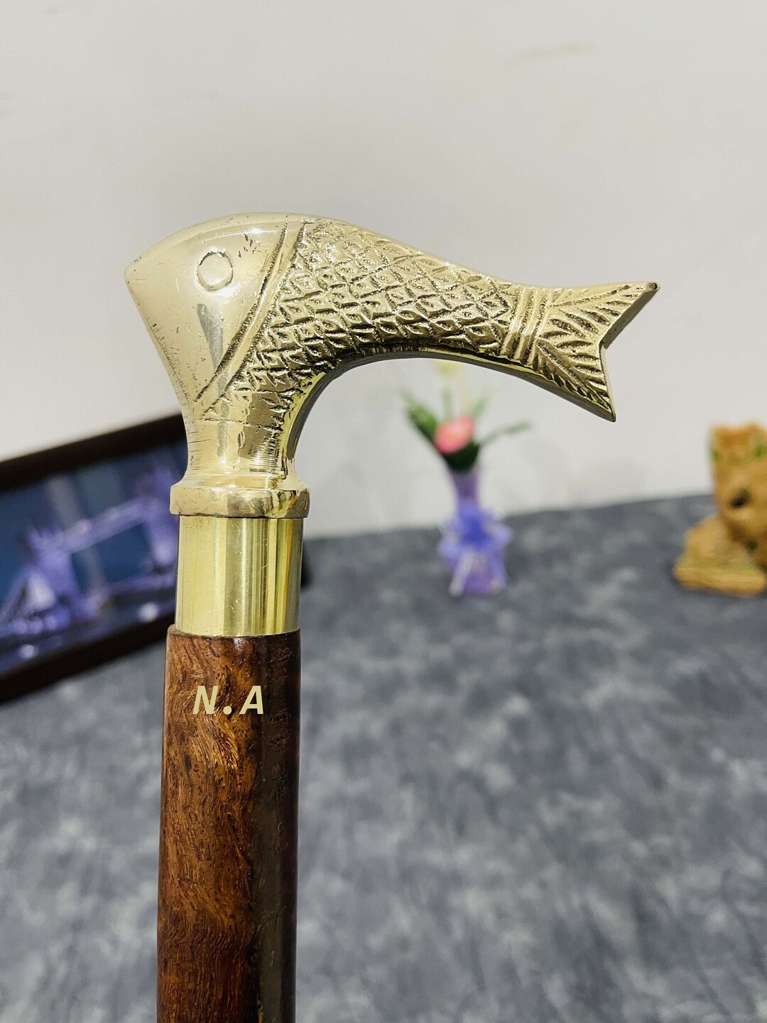 Rare Fish Designer Walking Stick Nautical Unique Canes Wooden - Etsy