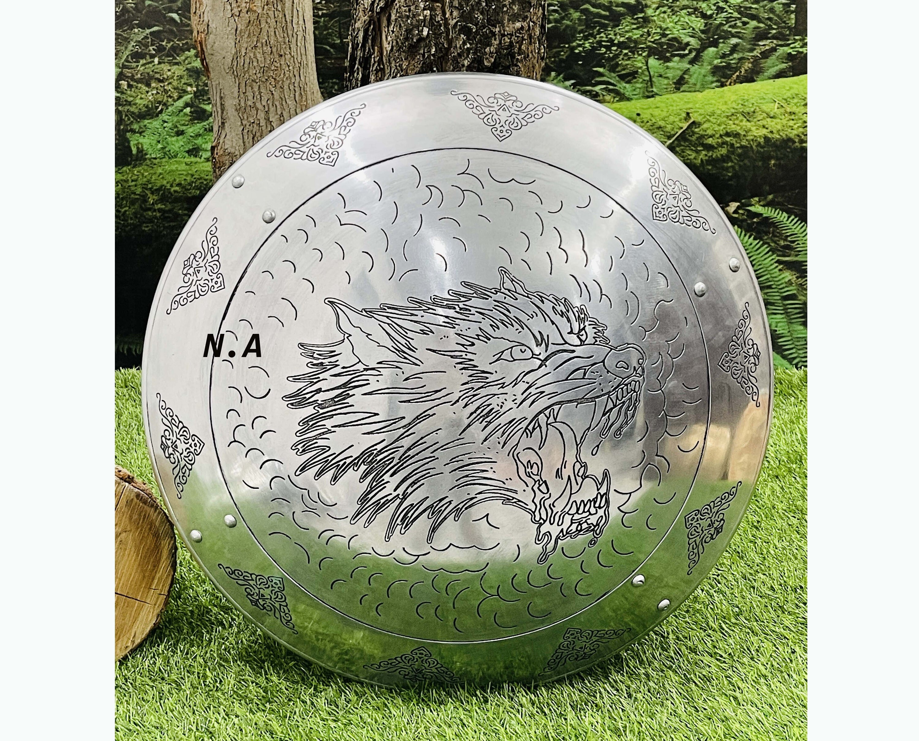 Viking Shield Wolf Shield Warrior Shield Halloween Costume - Etsy UK