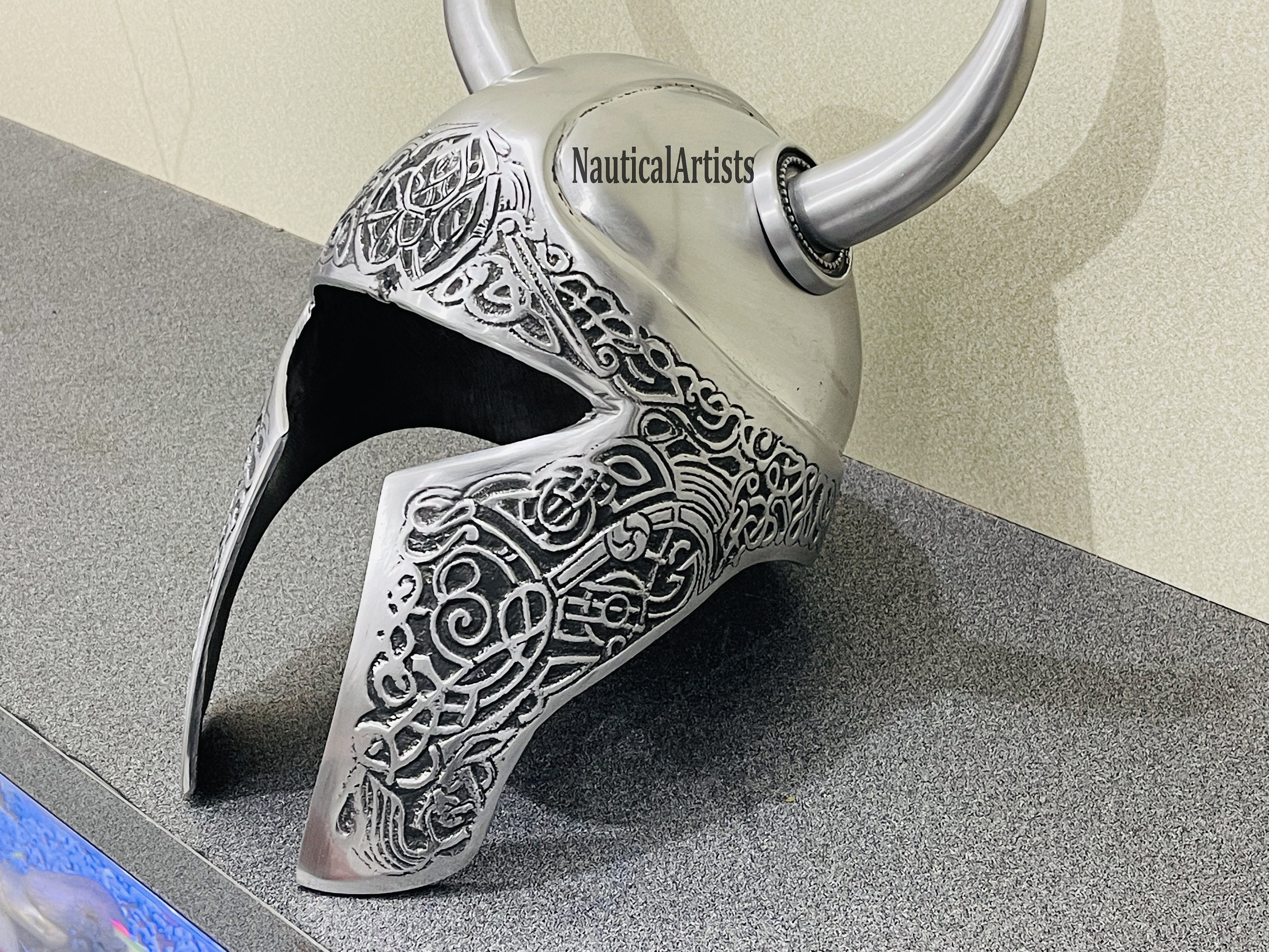 Norse Mythology Horned Valhalla Viking Helmet Asgard Hero - Etsy UK