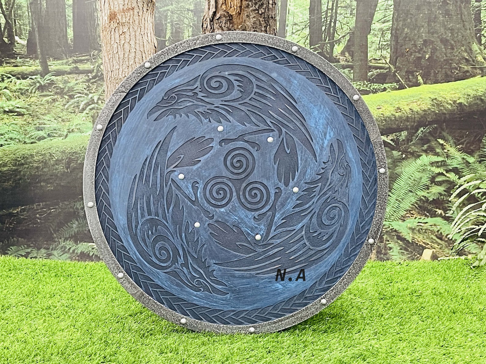 Wikinger Schild Eivor Walhalla Rabe Original Wikinger Schild - Etsy.de