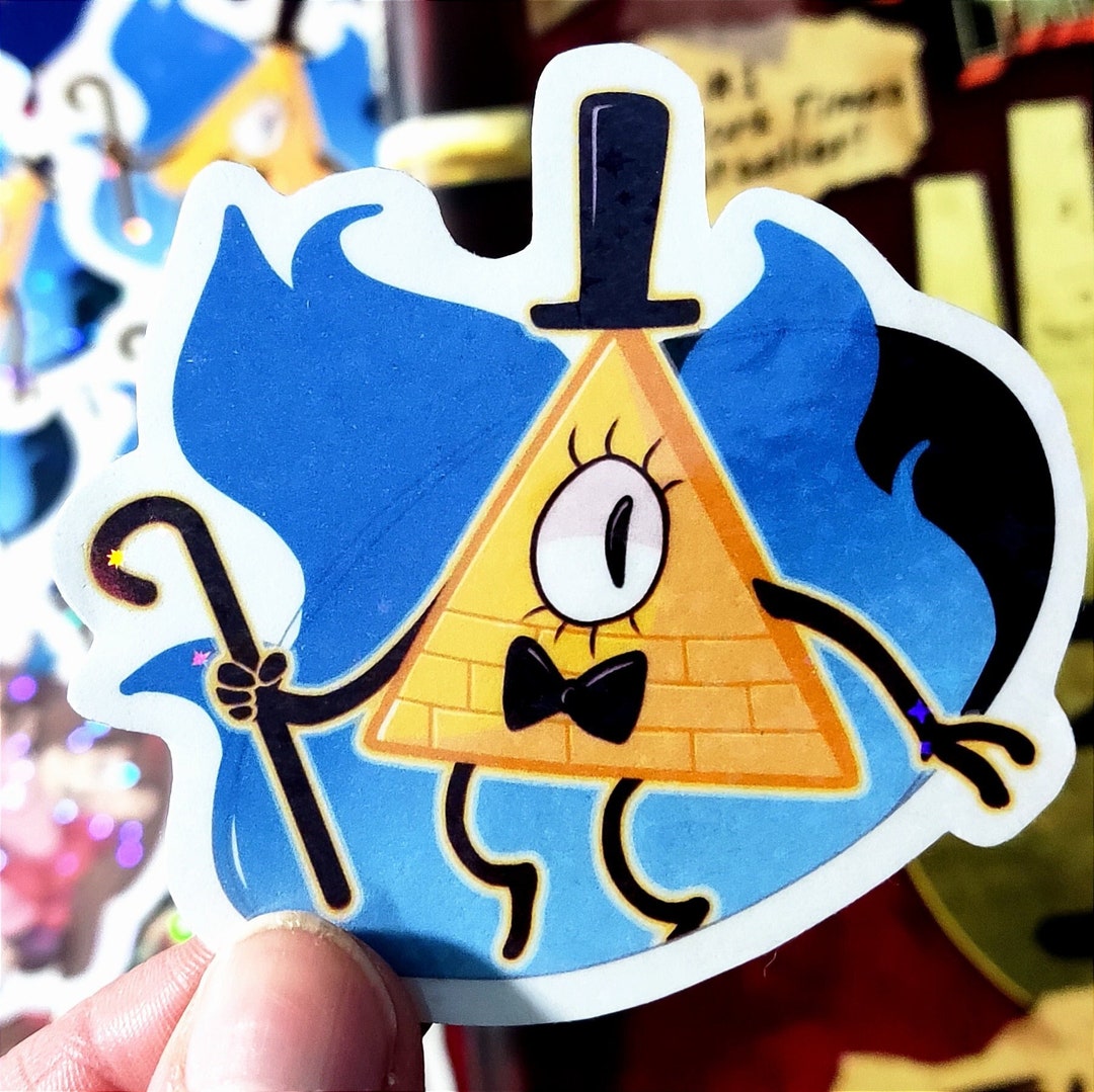 Gravity Falls Holographic Sticker | Bill Cypher | Mystery Twins | Mabel ...